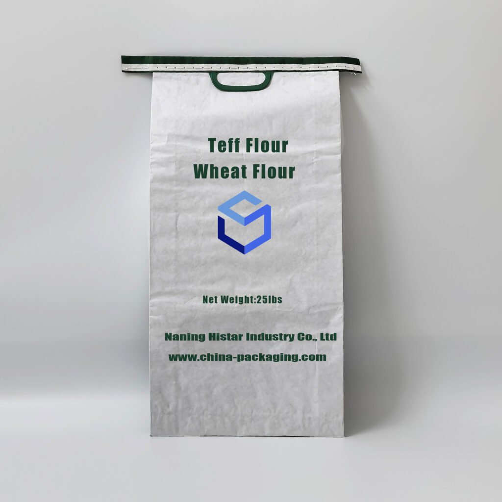 Best selling Breathable kraft paper flour bags for 1kg 5kg 20kg 50kg ...